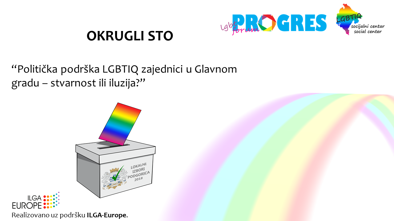 ODRŽAN OKRUGLI STO “POLITIČKA PODRŠKA LGBTIQ ZAJEDINICI U GLAVNOM GRADU ...